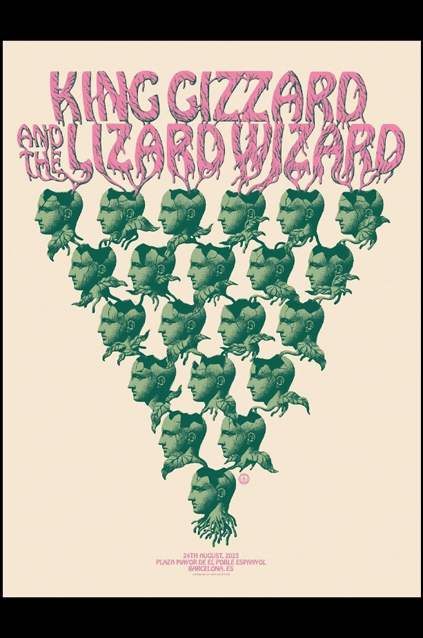 King Gizzard & The Lizard Wizard: Barcelona 2023 – My Show Poster